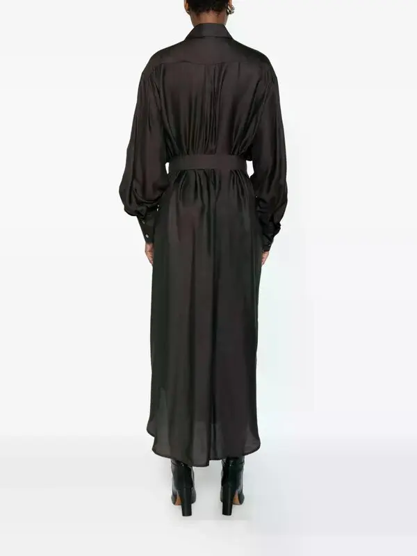 FRENKEN Belted Shirt Dress