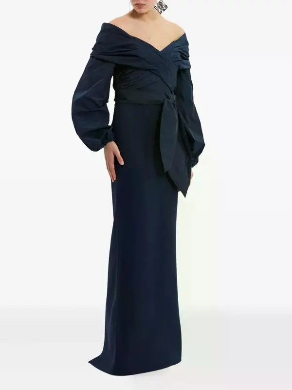Rebecca Vallance Off-shoulder Bow Gown