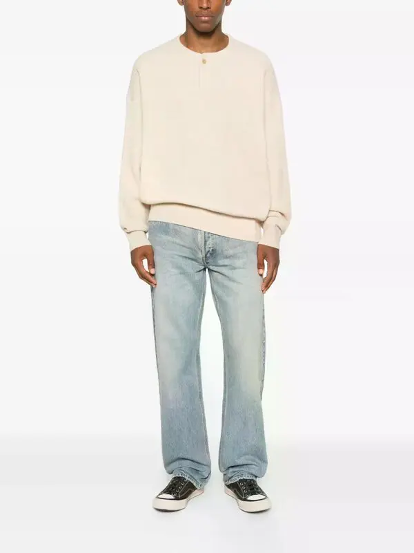 Fear Of God Waffle Knit Button-front Sweater