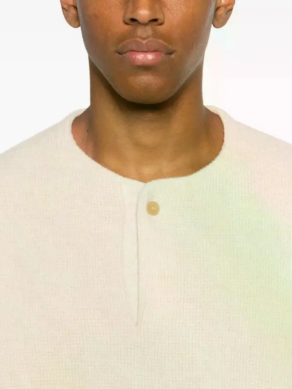 Fear Of God Waffle Knit Button-front Sweater