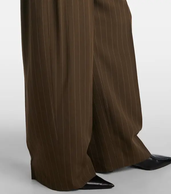 TOTEME Pinstripe Straight Leg Trousers