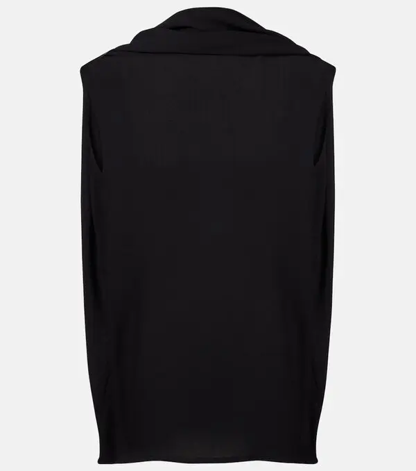 TOTEME Sleeveless Knit Top - Black
