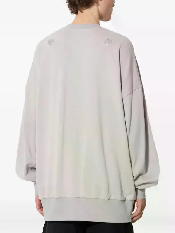 A. A. SPECTRUM Metallic-detail Crew-neck Sweatshirt