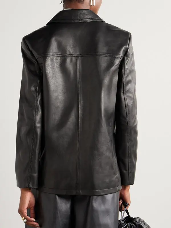 NILI LOTAN Brett Leather Jacket