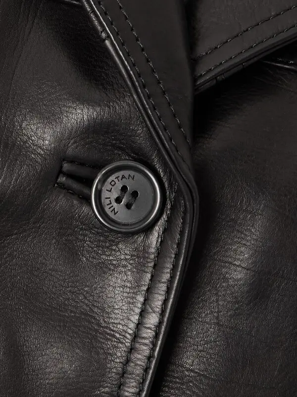 NILI LOTAN Brett Leather Jacket