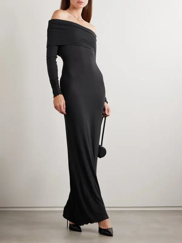 SKIMS Off-the-shoulder Maxi Dress