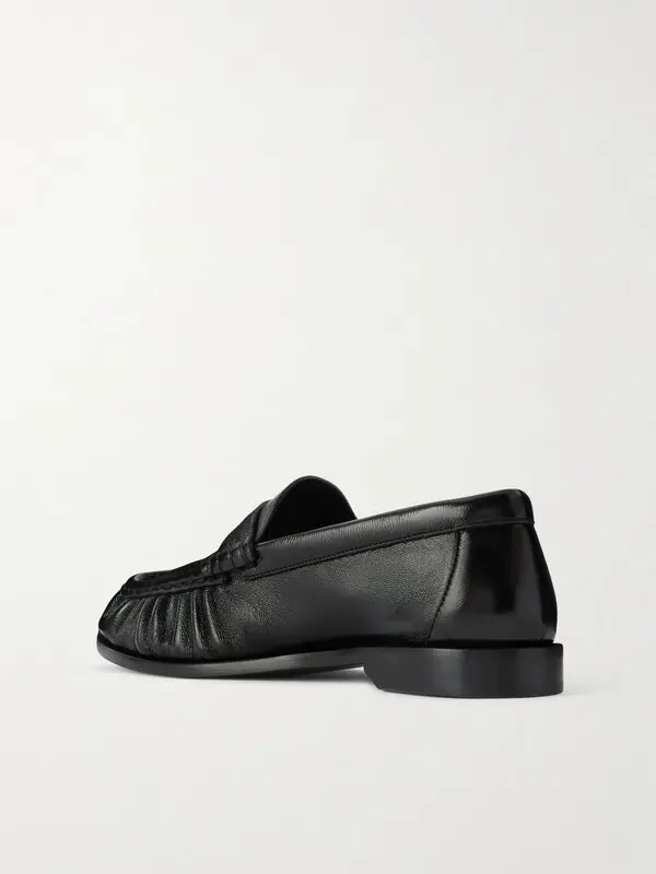 Saint Laurent Le Loafer Leather Loafers