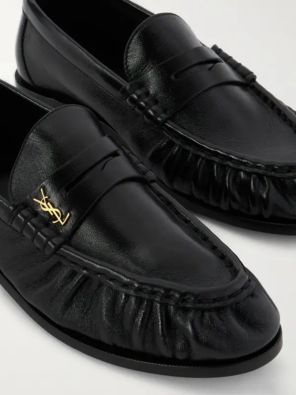 Saint Laurent Le Loafer Leather Loafers