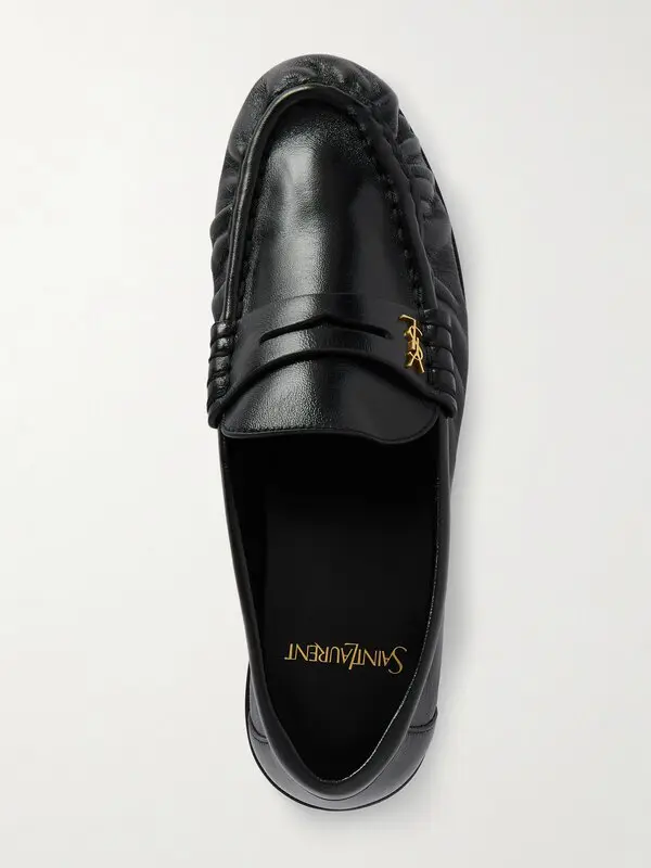 Saint Laurent Le Loafer Leather Loafers