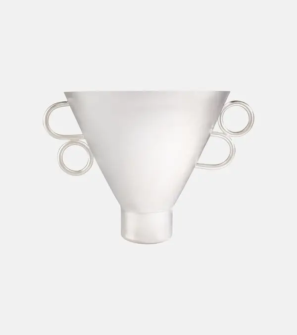 NATALIA CRIADO Vaso -plated Metal Vase - Silver