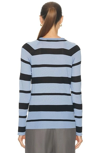 Proenza Schouler Striped Knit Top - Blue Multi