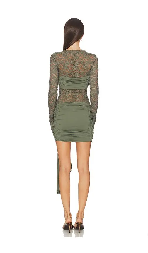 Lioness Midnight Mini Dress - Olive