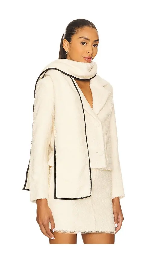 ZEMETA Creamer Tweed Jacket In . Also