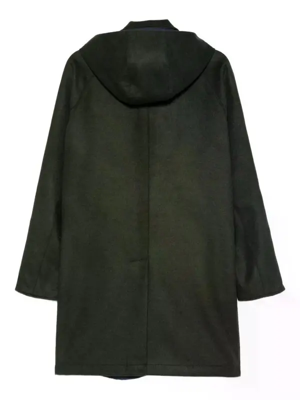 KIRED Hooded Flap-pocket Coat
