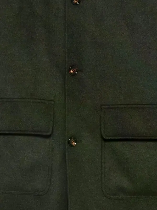 KIRED Hooded Flap-pocket Coat