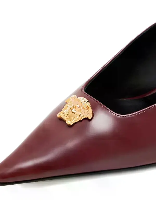 Versace La Medusa Slingback Pumps - Red