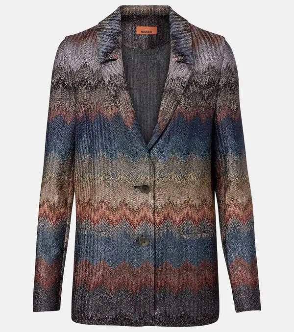 Missoni Zigzag Lame Blazer