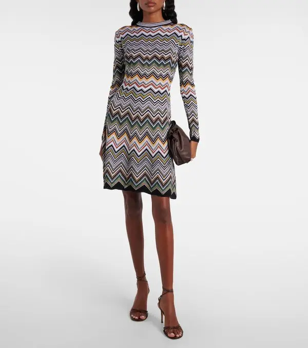 Missoni Zigzag Knit Mini Dress