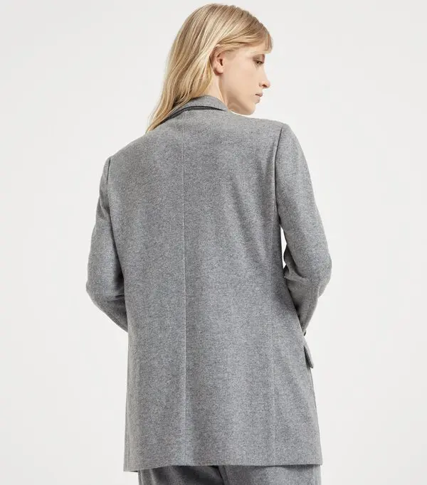 Brunello Cucinelli Cashmere Jersey Single-breasted Blazer
