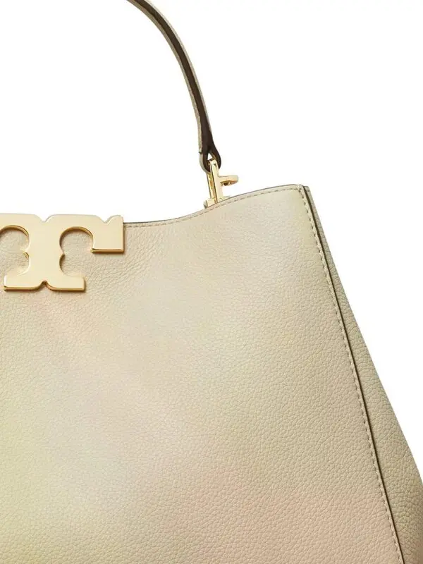 Tory Burch Eleanor Double-handle Logo Satchel - Neutrals