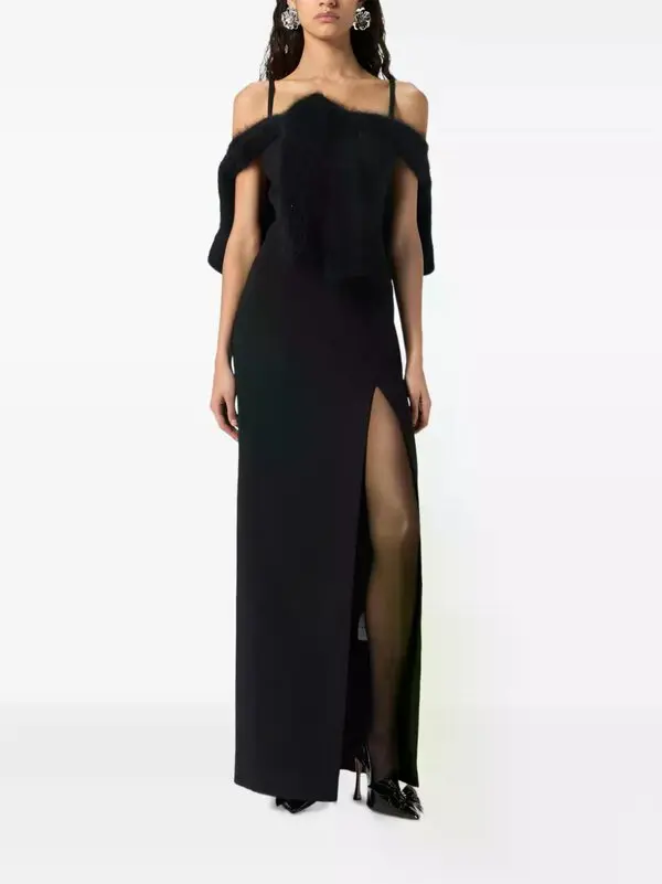 Blumarine Embellished Maxi Dress