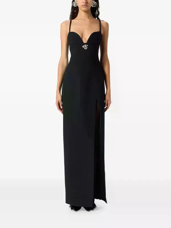 Blumarine Embellished Maxi Dress
