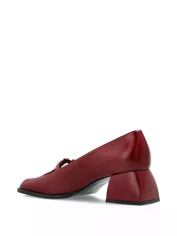 NODALETO T-bar Block Heel Pumps
