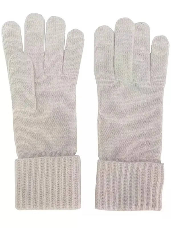 N.peal Ribbed Cashmere Gloves