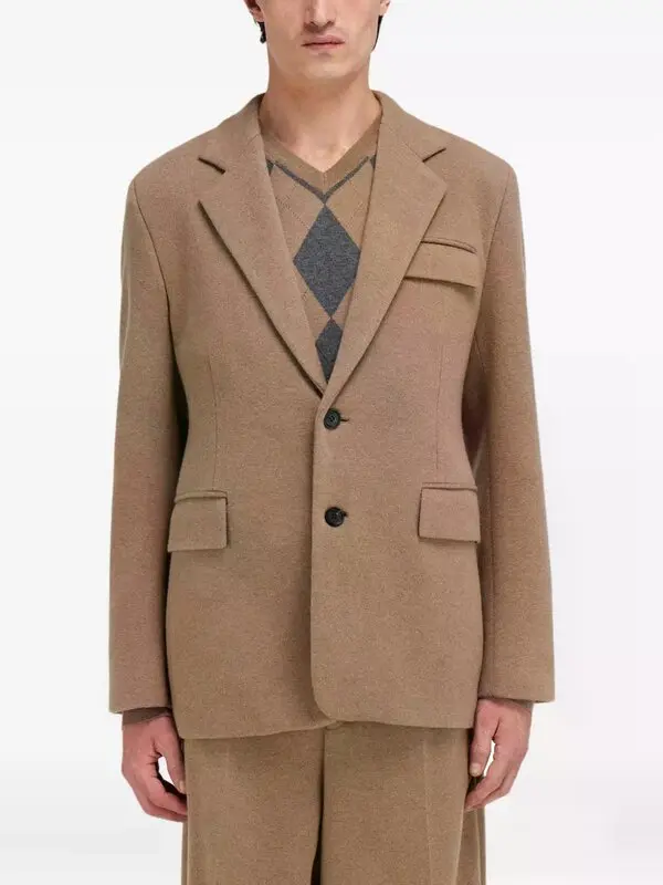 FERRAGAMO Single-breasted Flap-pocket Blazer