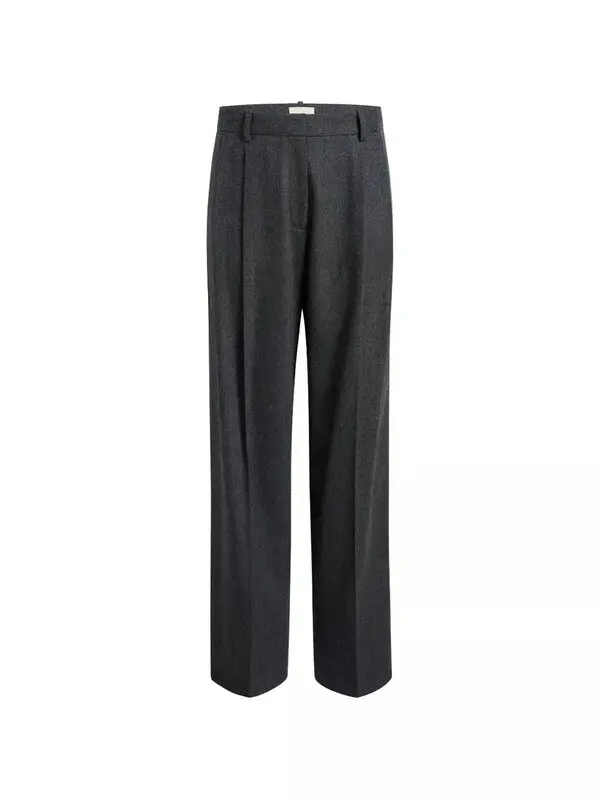 Khaite Wool Straight-leg Trousers