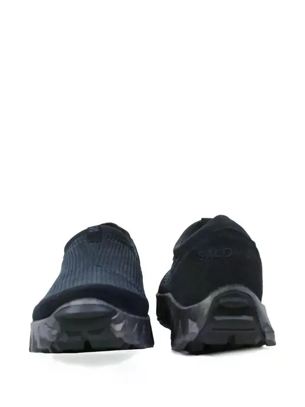 SALOMON Ribbed Texture Slip-on Sneakers - Black