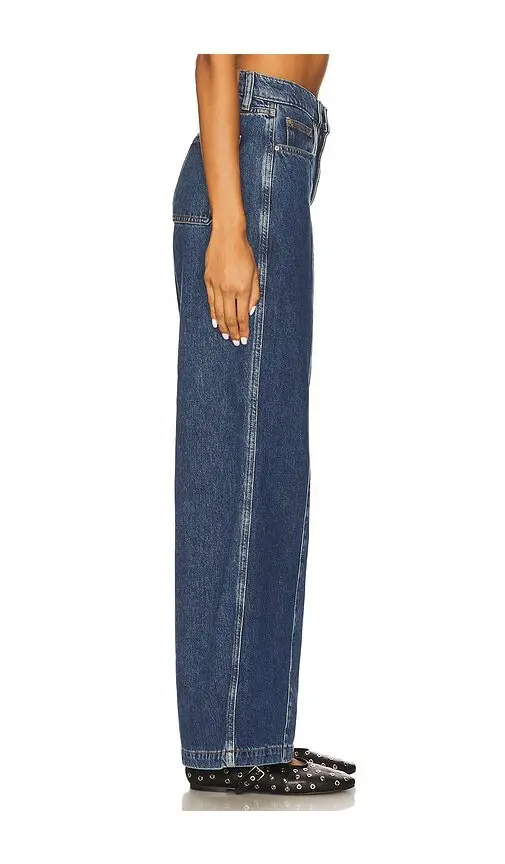 SEVENTY + MOCHI Two Tone Bay Wide Leg Jeans