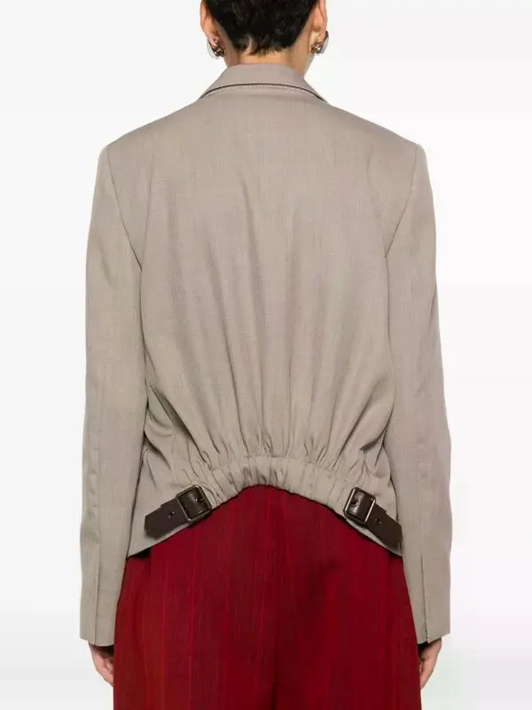 Loewe Single-breasted Wool Blazer
