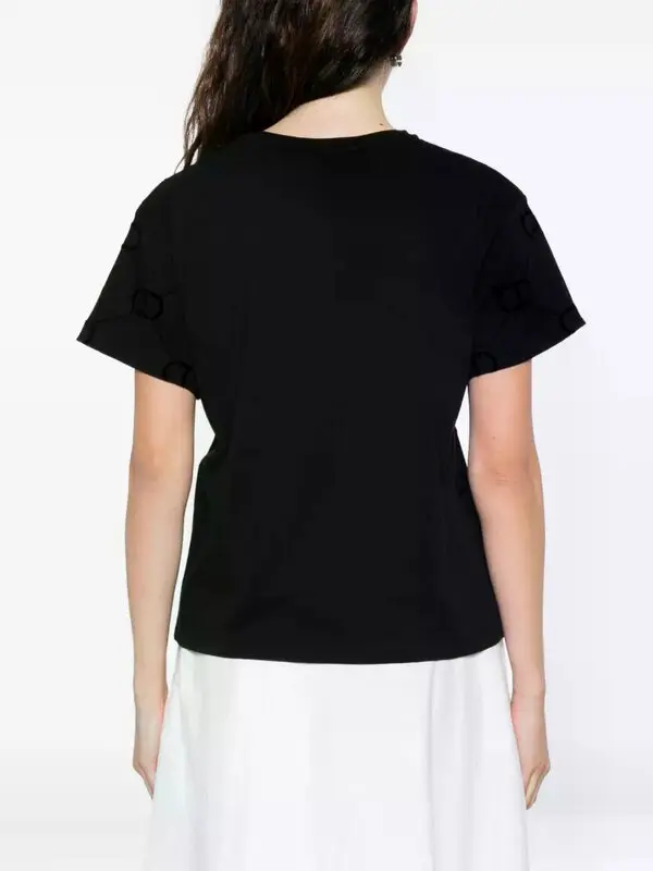 TWINSET Logo Pattern T-shirt