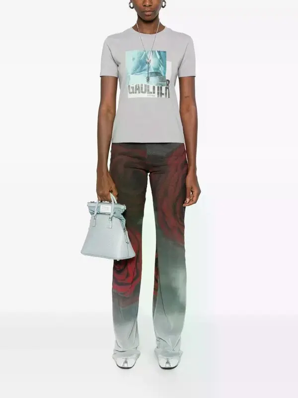 JEAN PAUL GAULTIER Graphic Print T-shirt - Grey
