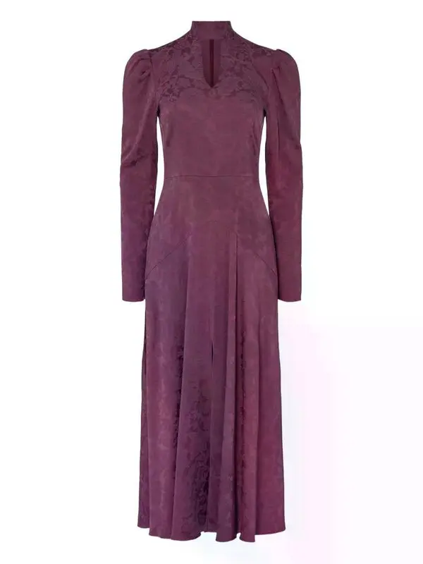 TEMPERLEY LONDON Floral-pattern Midi Dress