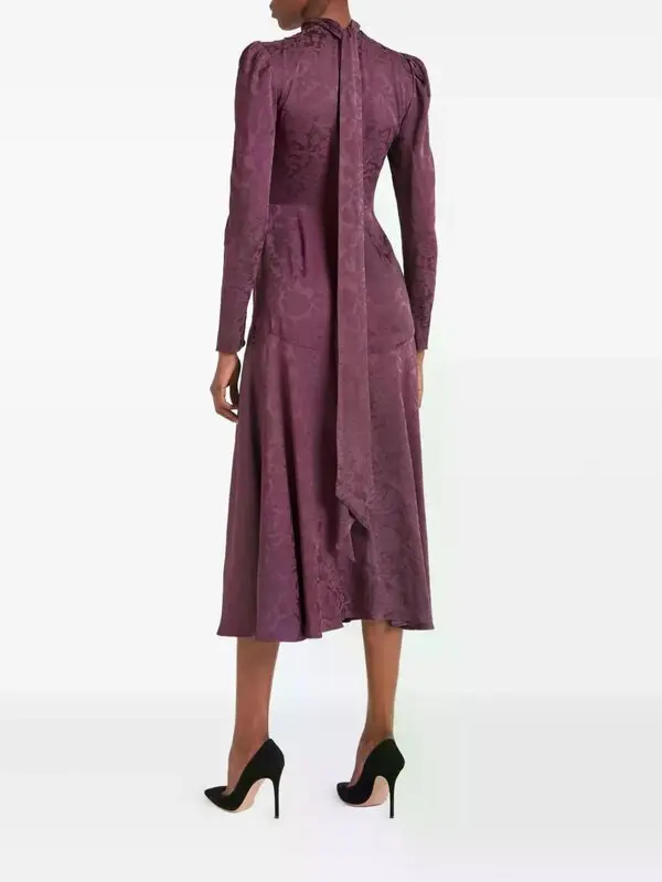TEMPERLEY LONDON Floral-pattern Midi Dress