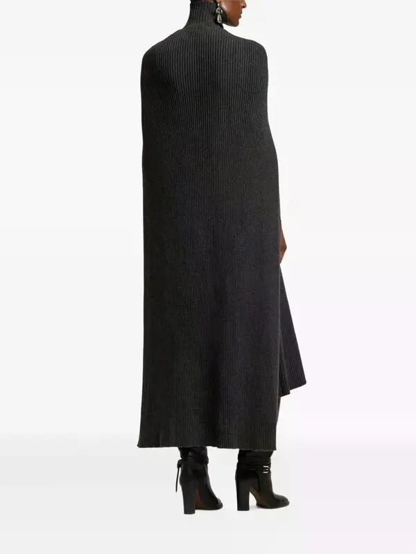 Ralph Lauren Ribbed Cape Coat
