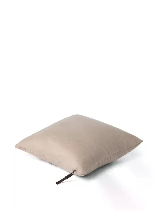 Brunello Cucinelli Large Cashmere Cushion - Neutrals