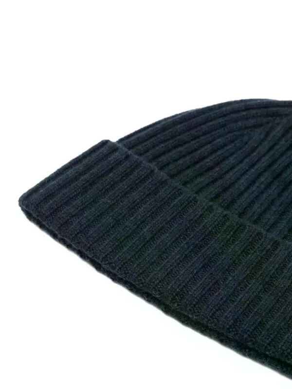 N.peal Cashmere Ribbed Beanie