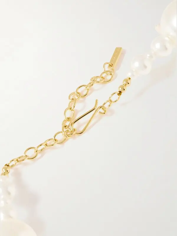 Completedworks Gold-plated Faux Pearl Necklace