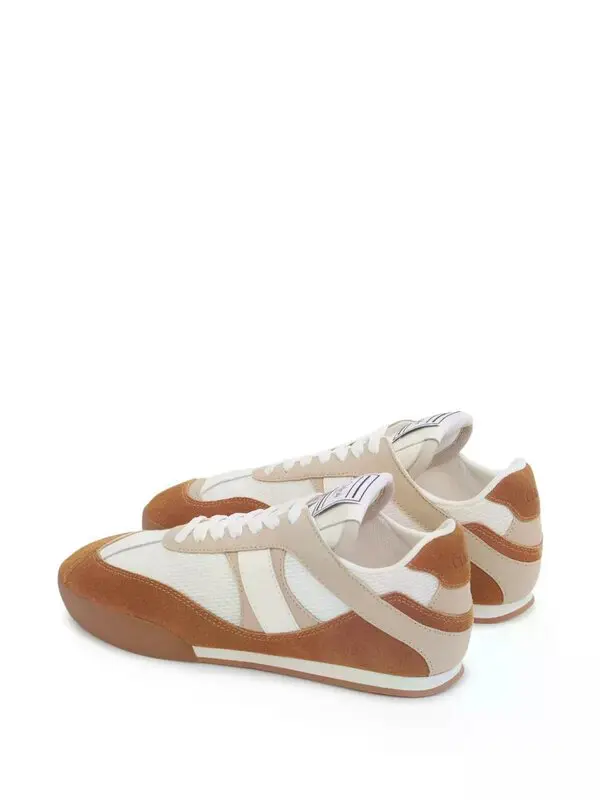 Chloé Kick Sneakers In Recycled Active Mesh And Suede - Neutrals