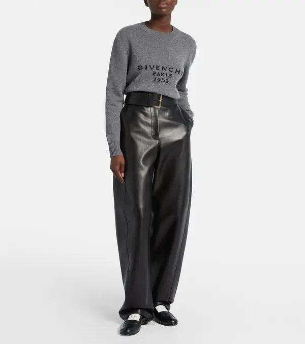 Givenchy Logo Wool And Cashmere Sweater