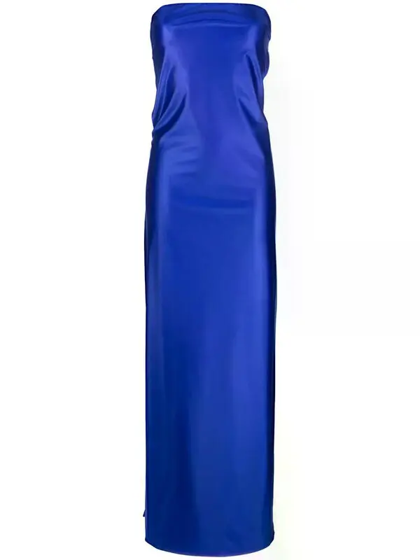 Heron Preston Strapless Dress With Carabiner Detail