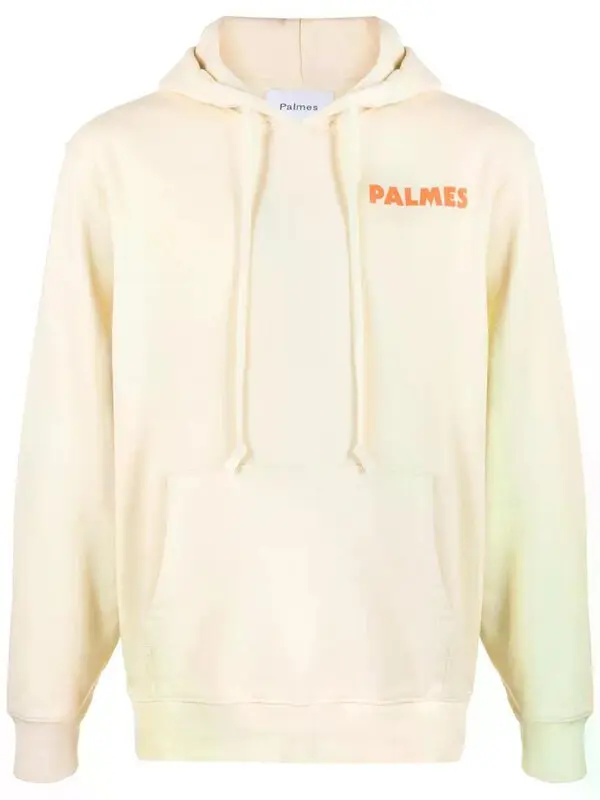 PALMES Slogan-print Cotton Hoodie