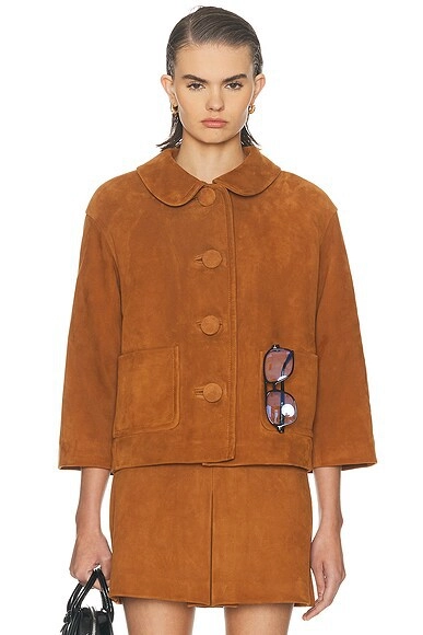 Marc Jacobs Suede Doll Jacket