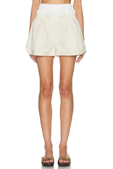TG BOTANICAL Harper Short - Off White