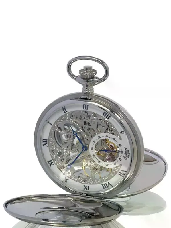 RAPPORT LONDON Mechanical Skeleton Pocket Watch