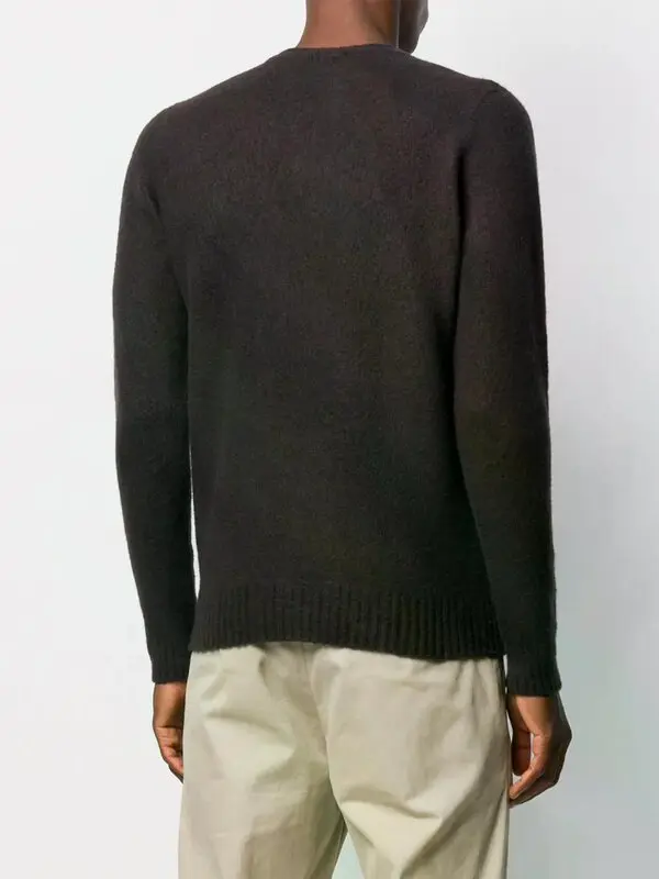 DRUMOHR Slim Fit Wool Jumper - Brown