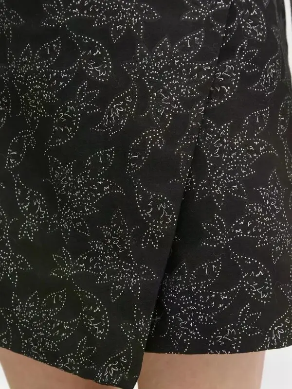 BRUUNS BAZAAR Floral Print Asymmetric Mini Skirt